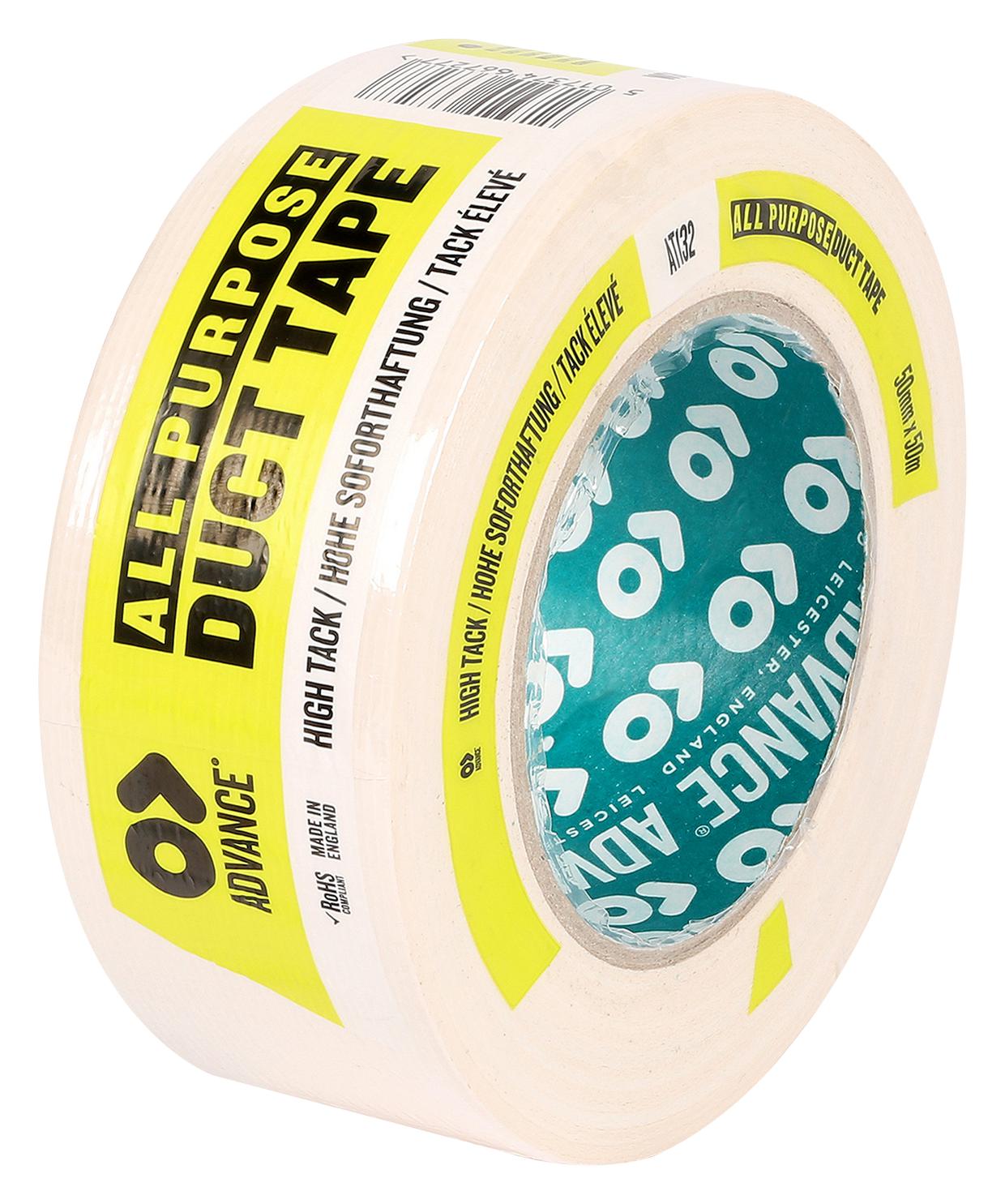 AT132 WHITE 50M X 50MM (ADVANCE TAPES)